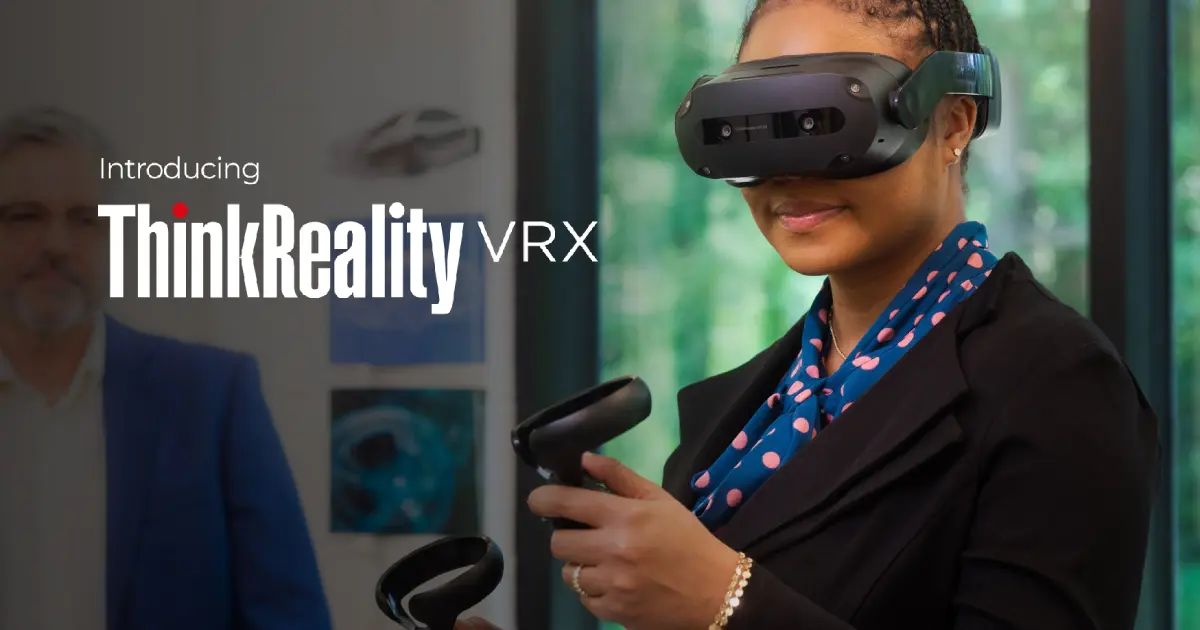 Podnikový VR headset Lenovo ThinkReality VRX | VRapps.cz